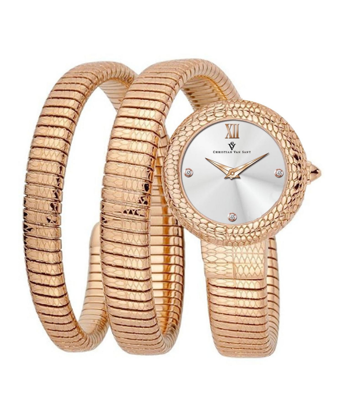 Click here for Christian Van Sant Womens Naga Silver Dial Watch -... prices