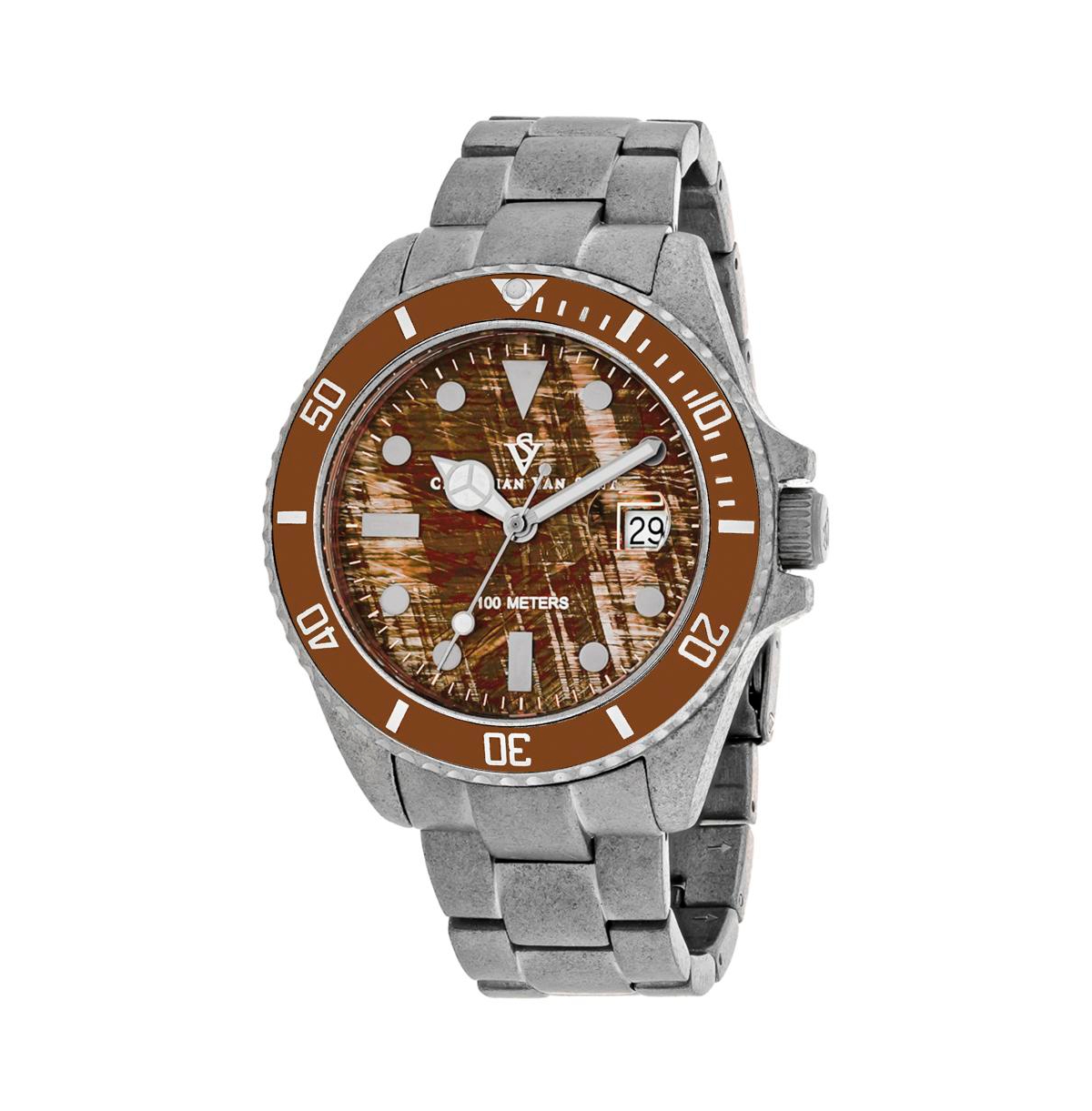 Click here for Christian Van Sant Mens Montego Vintage Brown Dial... prices