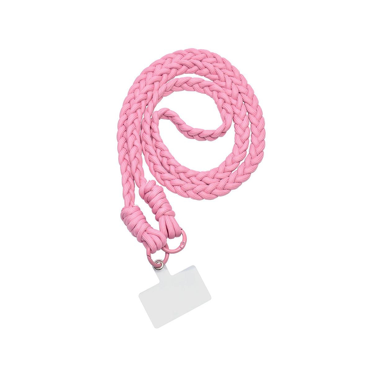 Click here for Auramma French Braid Lanyard - Pink prices