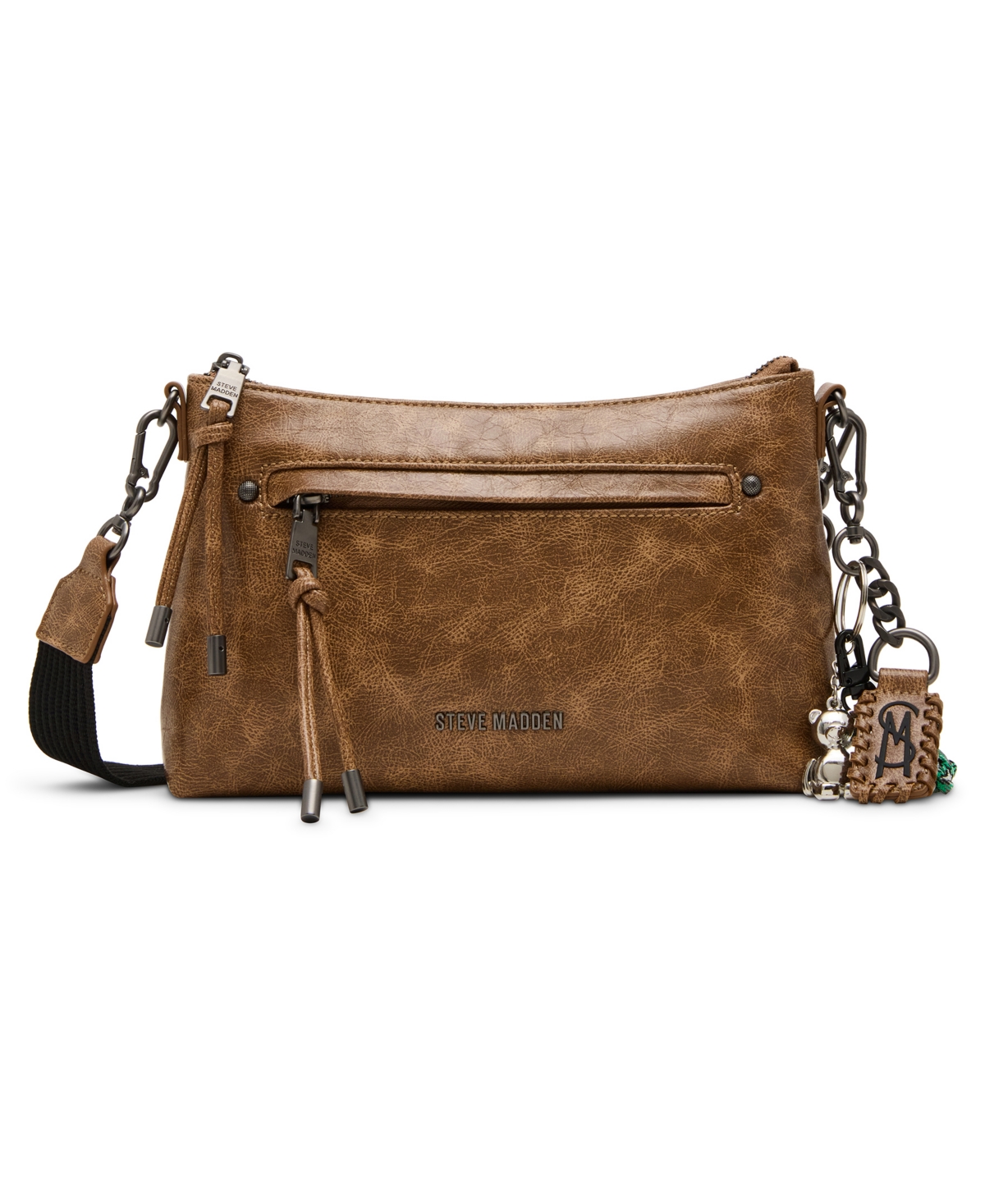 Click here for Steve Madden Bjony Zipper Crossbody Bag - Pecan prices