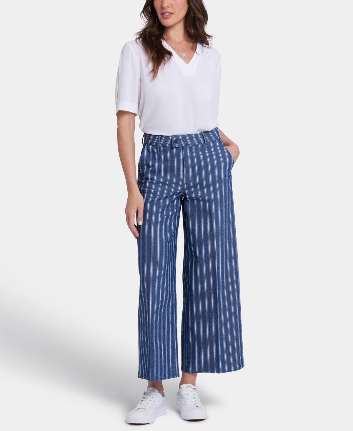 Click here for Nydj Womens Mona Wide Leg Trouser Ankle Jeans - Hu... prices
