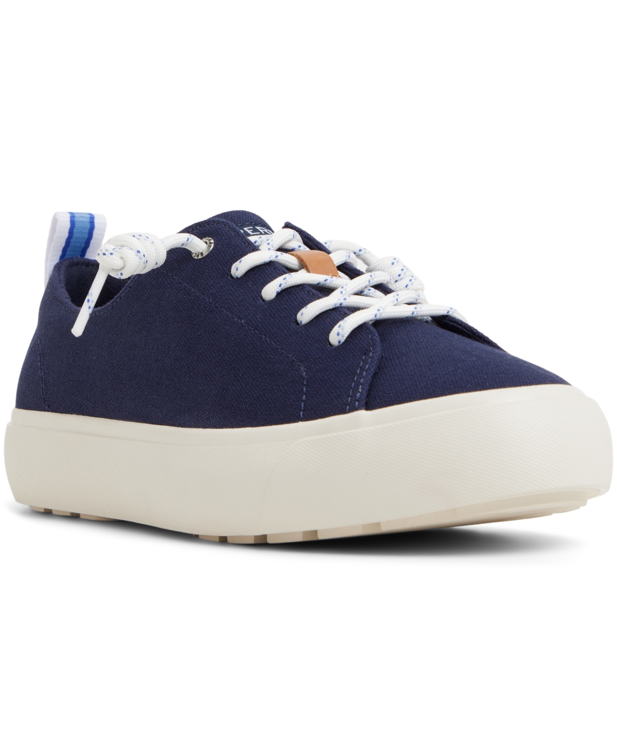 Click here for Sperry Womens Cove Lace-To-Toe Sneakers - Canvas N... prices