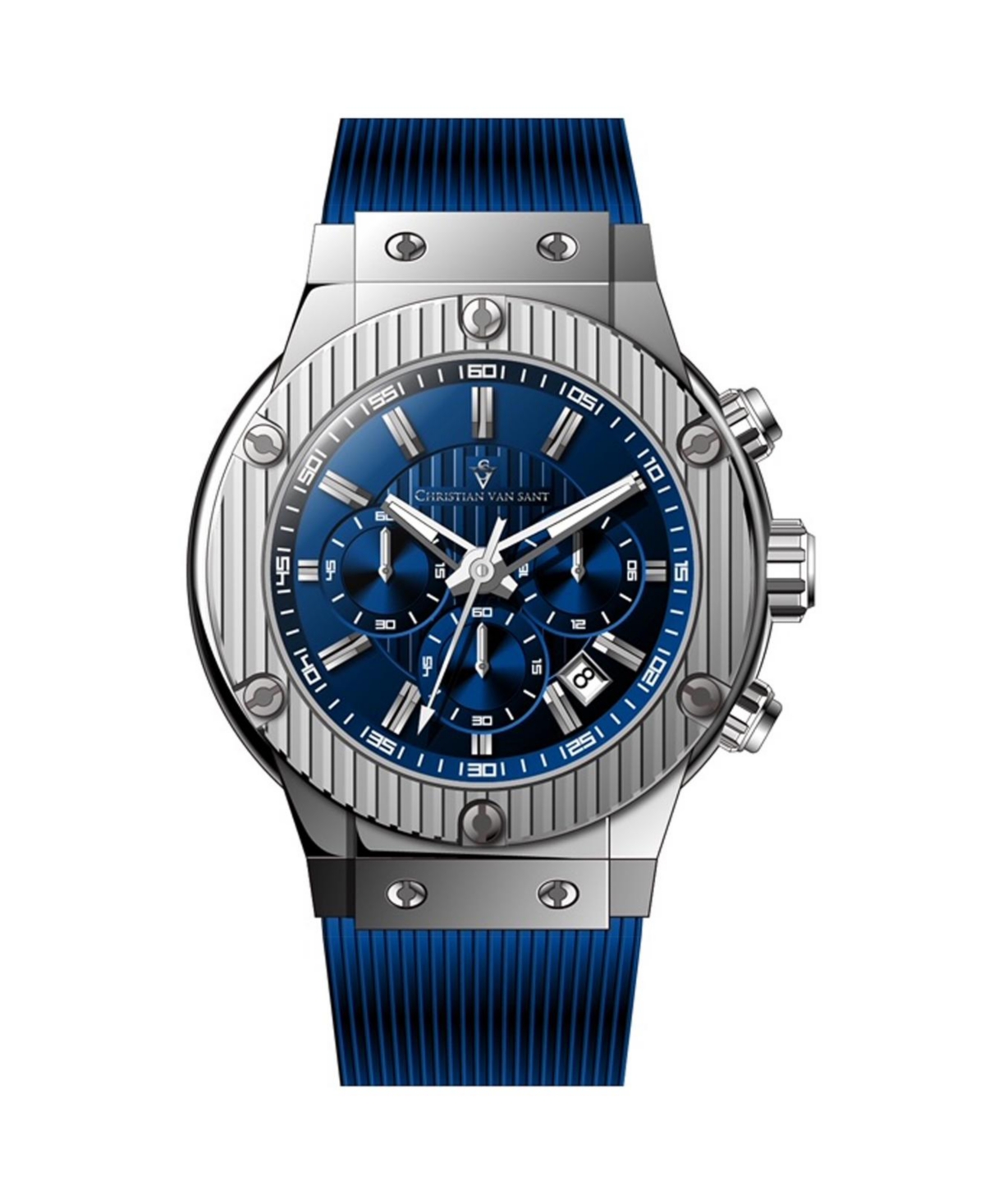 Click here for Christian Van Sant Mens Monarchy Blue Dial Watch -... prices