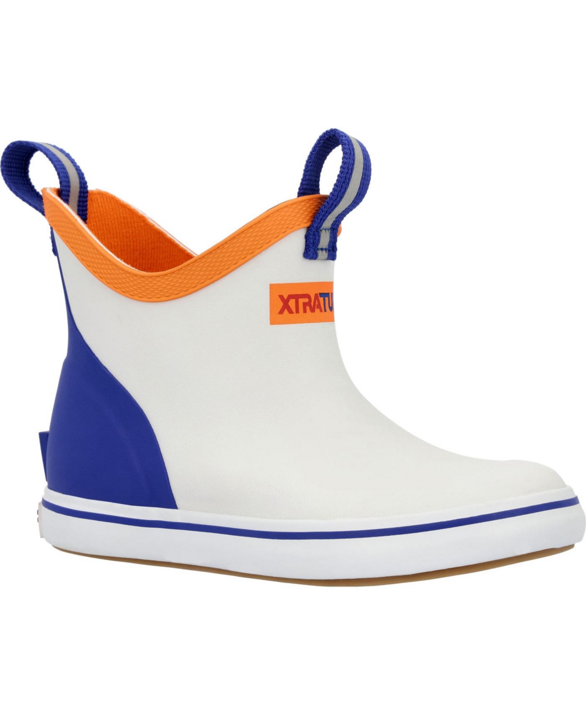 Click here for Xtratuf Kids Ankle Deck Boot - White multi blue prices