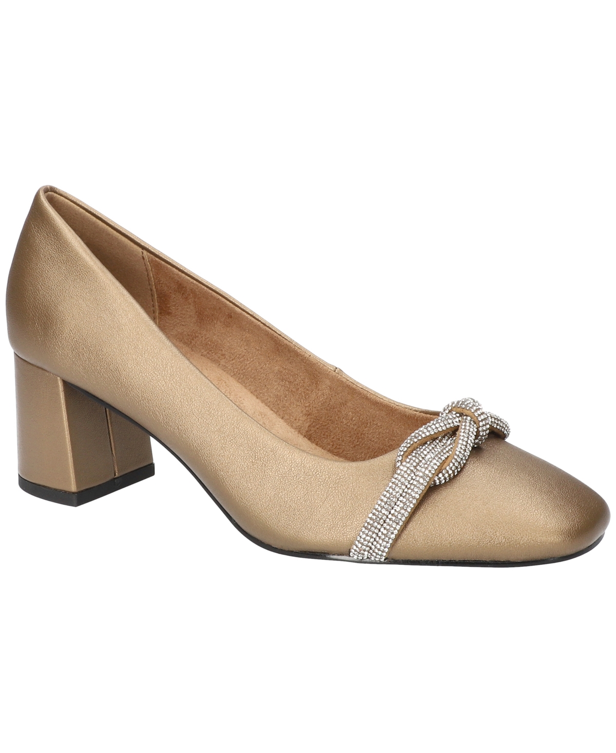 Click here for Bella Vita Womens Marigold Square Toe Pumps - Bron... prices