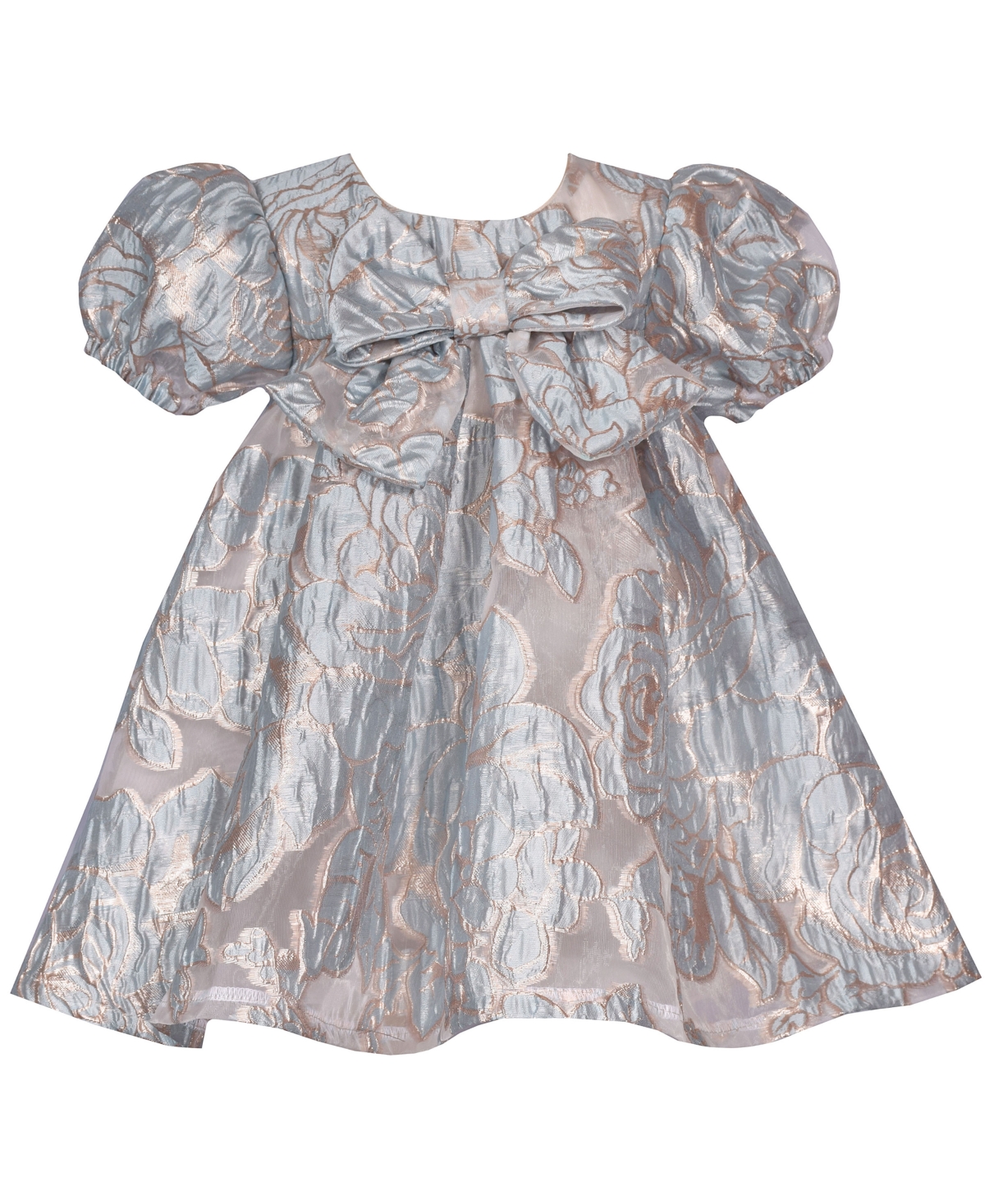 Click here for Bonnie Baby Baby Girls Floral Trapeze Party Dress... prices