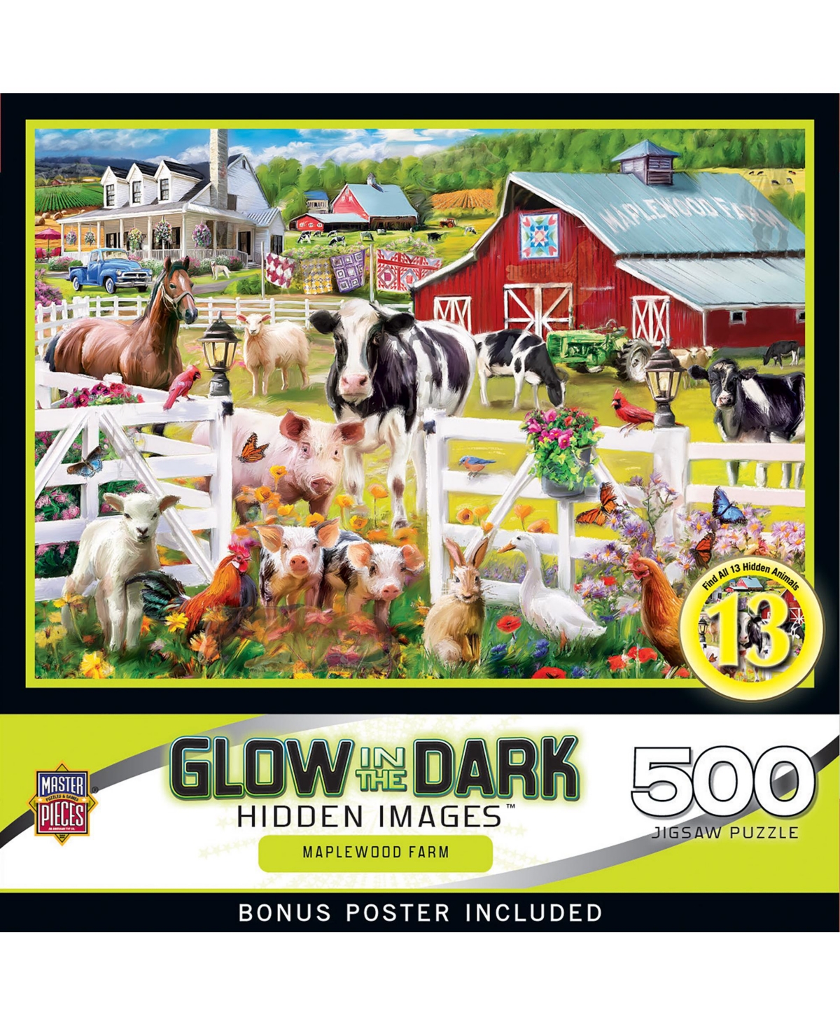 Click here for Hidden Images - Maplewood Farm 500 Piece Jigsaw Pu... prices