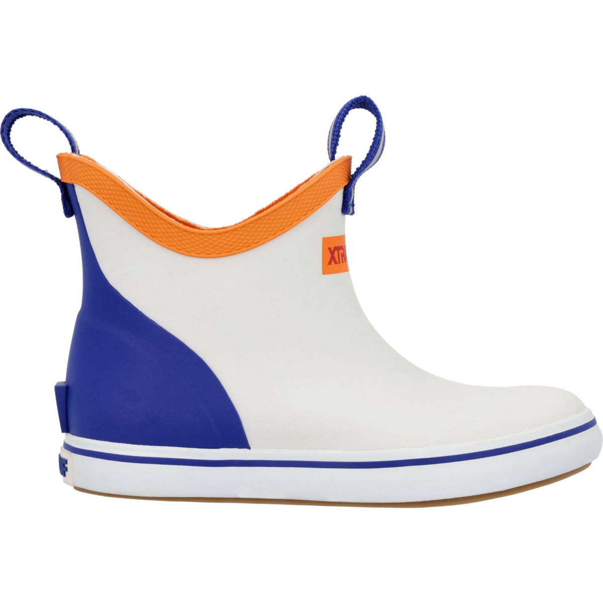 Click here for Xtratuf Kids Ankle Deck Boot - White multi blue prices