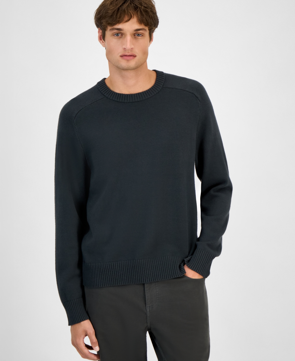 Click here for Sun + Stone Mens Crewneck Sweater  Macys Exclusive... prices