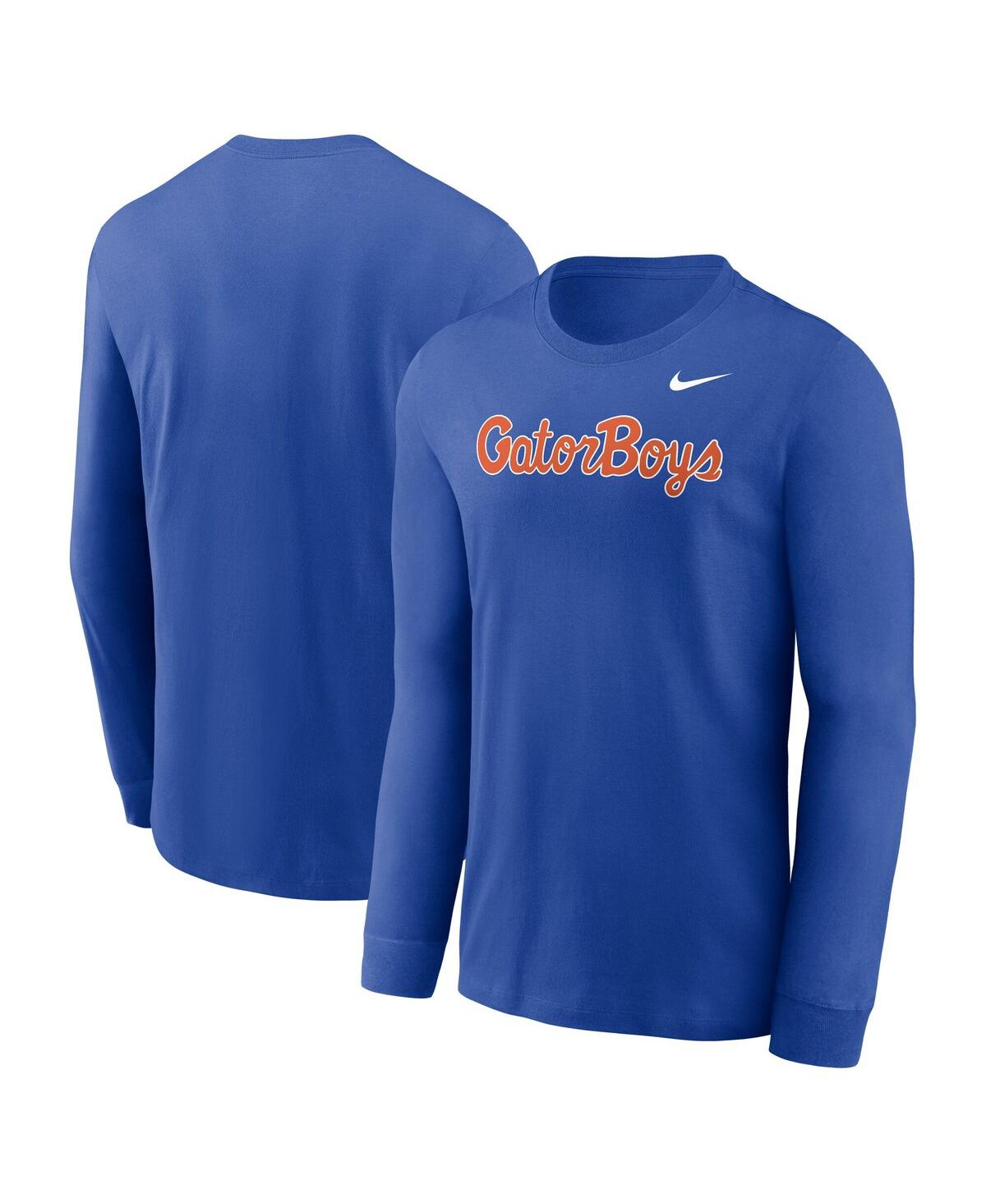 Click here for Nike Mens Royal Florida Gators Gator Boys Long Sle... prices