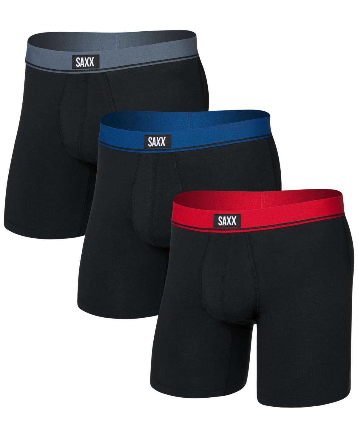 Click here for Saxx Mens 3pk. Essential Cotton Logo Boxer Briefs... prices