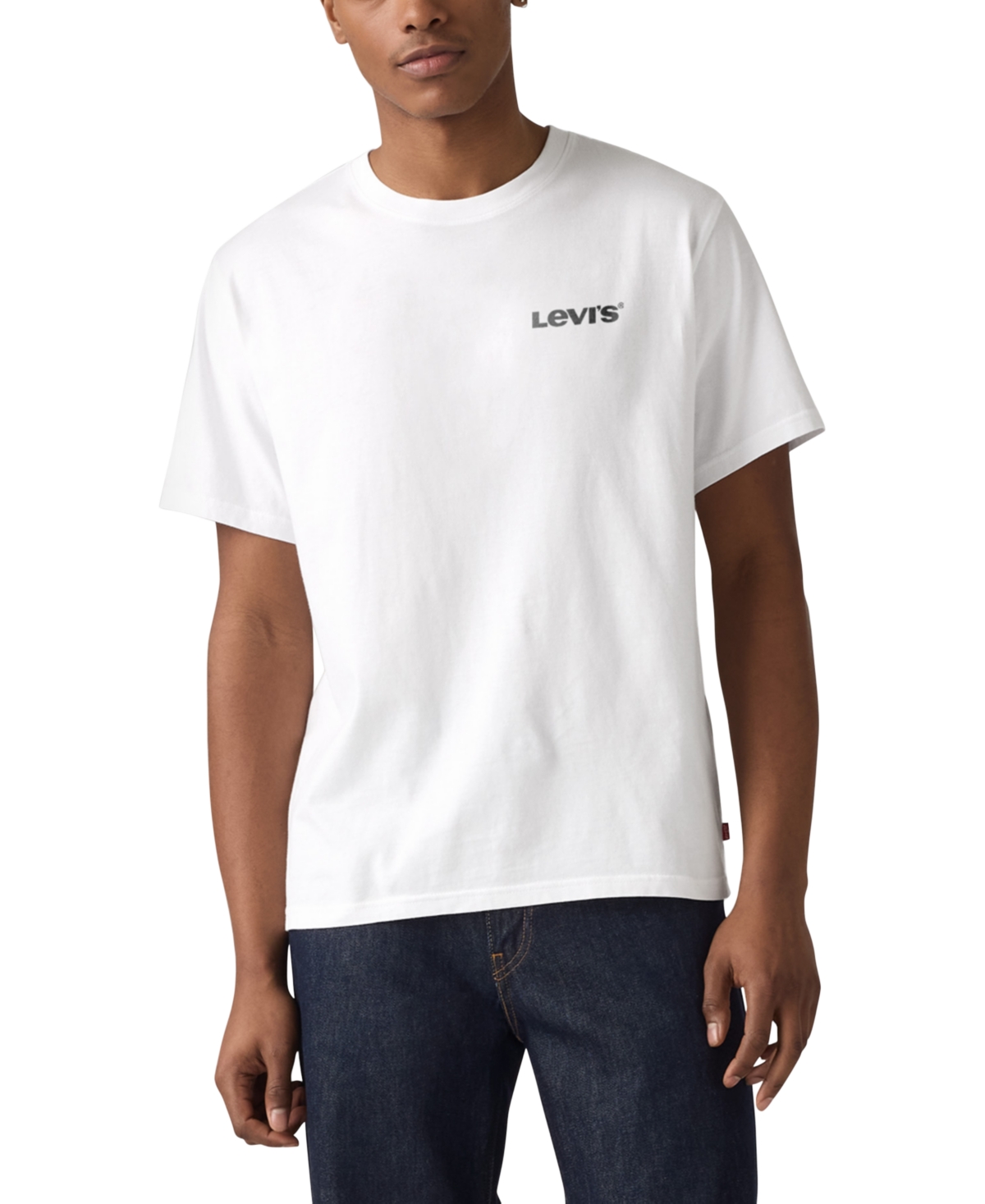 Click here for Levis Mens Relaxed-Fit Logo Graphic T-Shirts - Whi... prices