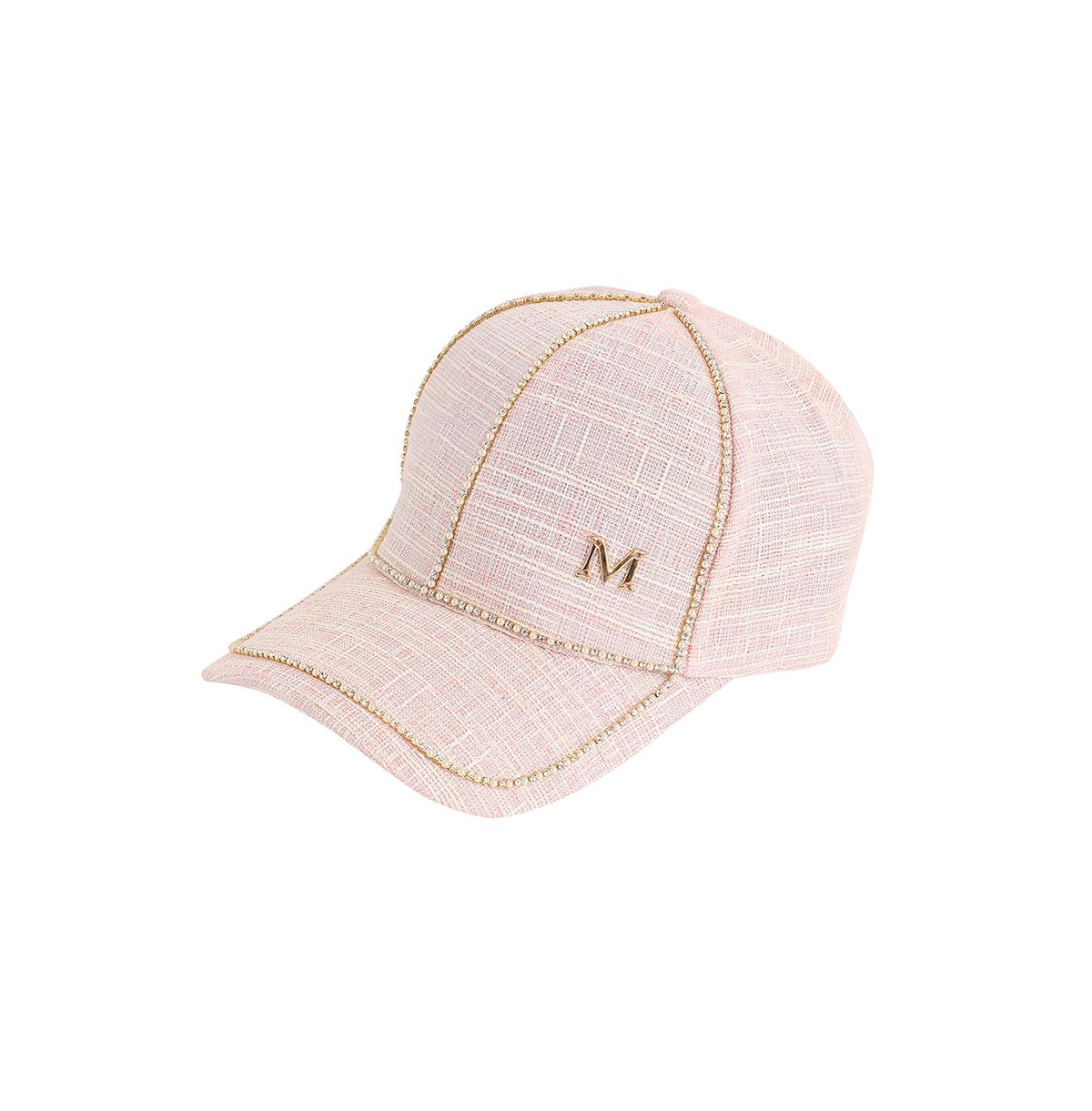 Click here for Haute Sauce Mens Blush Pink Textured Baseball Cap prices