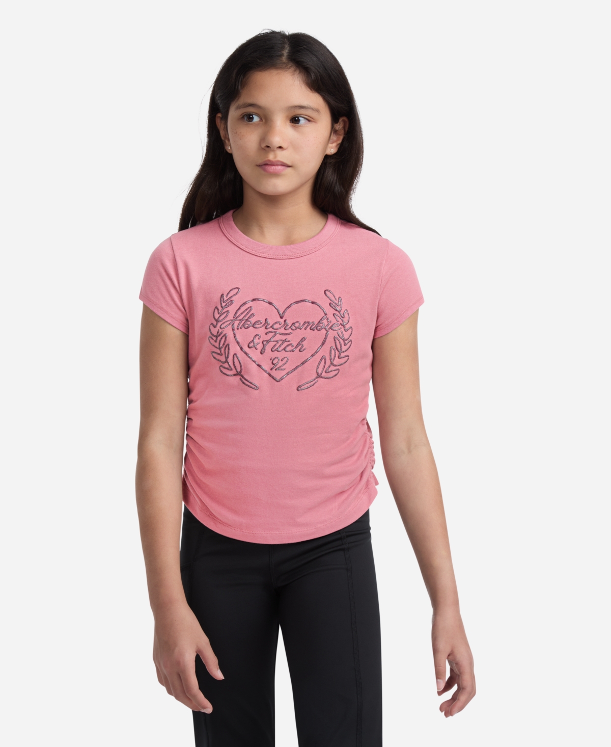 Click here for abercrombie kids Girls Laurel Heart T-Shirt - Mesa... prices
