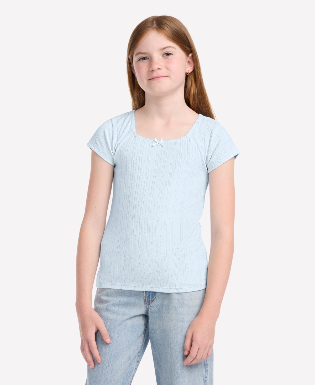 Click here for abercrombie kids Girls Pointelle Knit Square Neck... prices