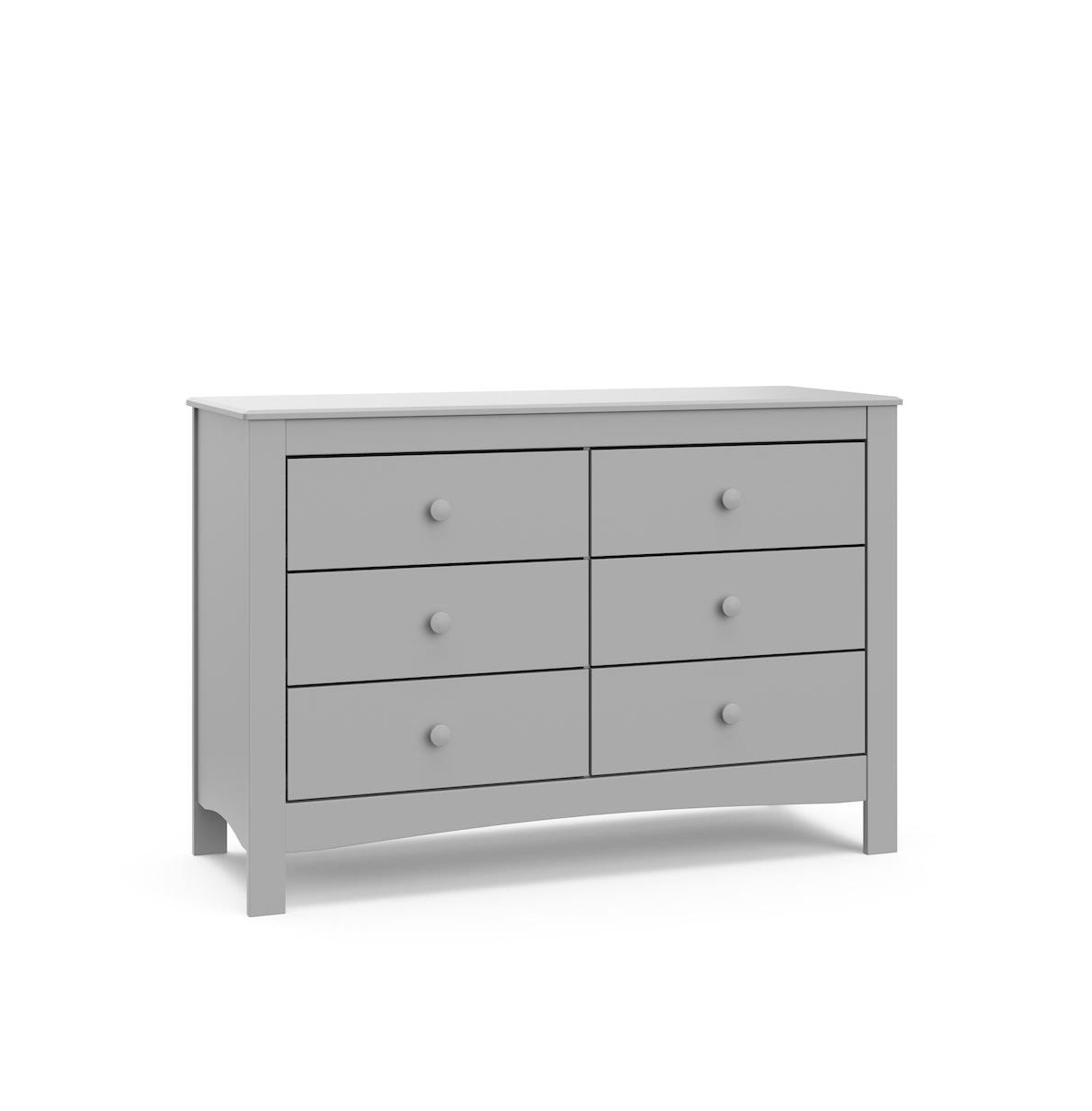 Click here for Graco Noah 6 Drawer Double Dresser (Pebble Gray) -... prices