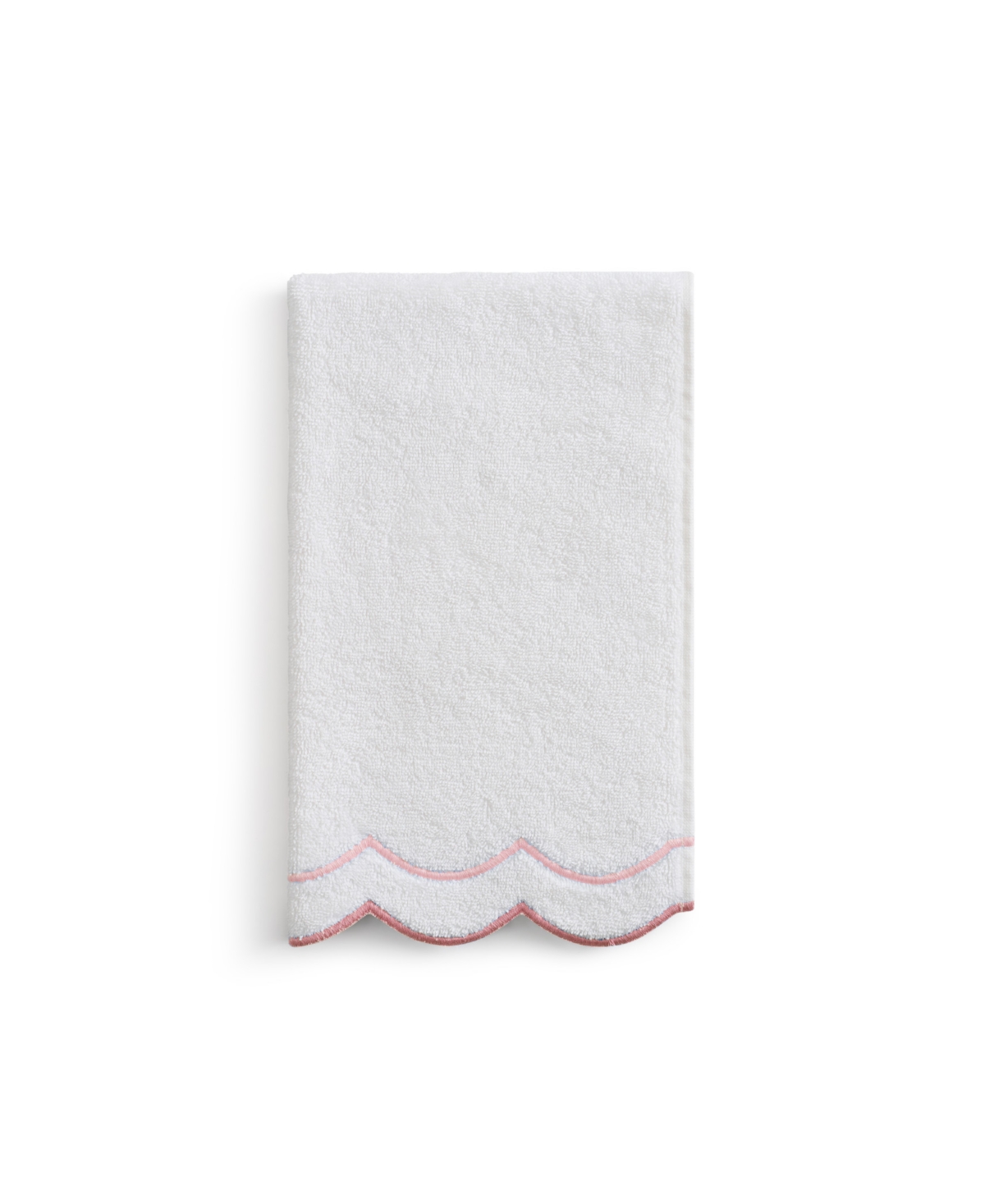 Click here for Peri Home Scallop Cotton Hand Towel  27 x 16 - Blu... prices