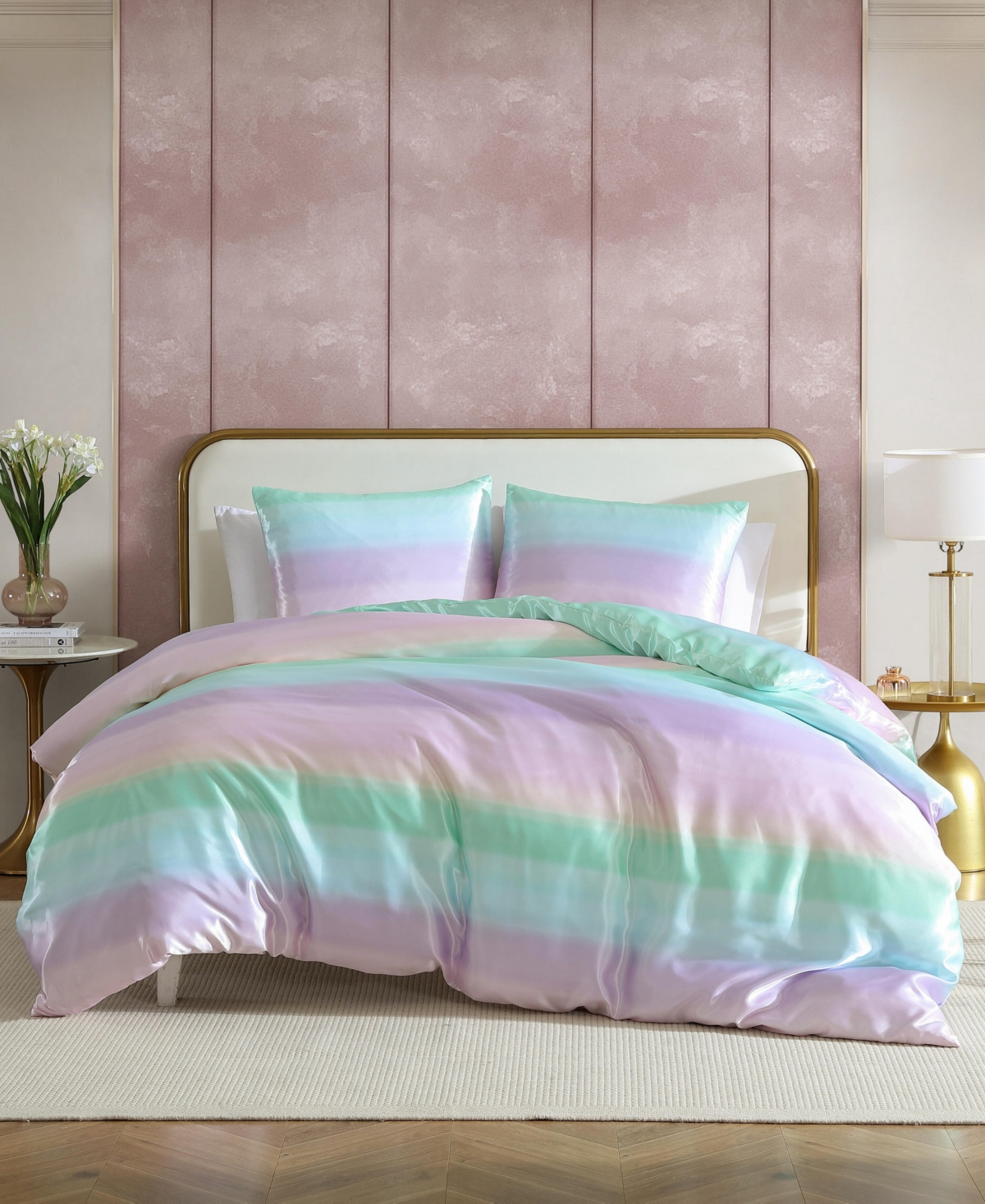 Click here for Betsey Johnson Ombre Satin Reversible 2-Pc. Duvet... prices