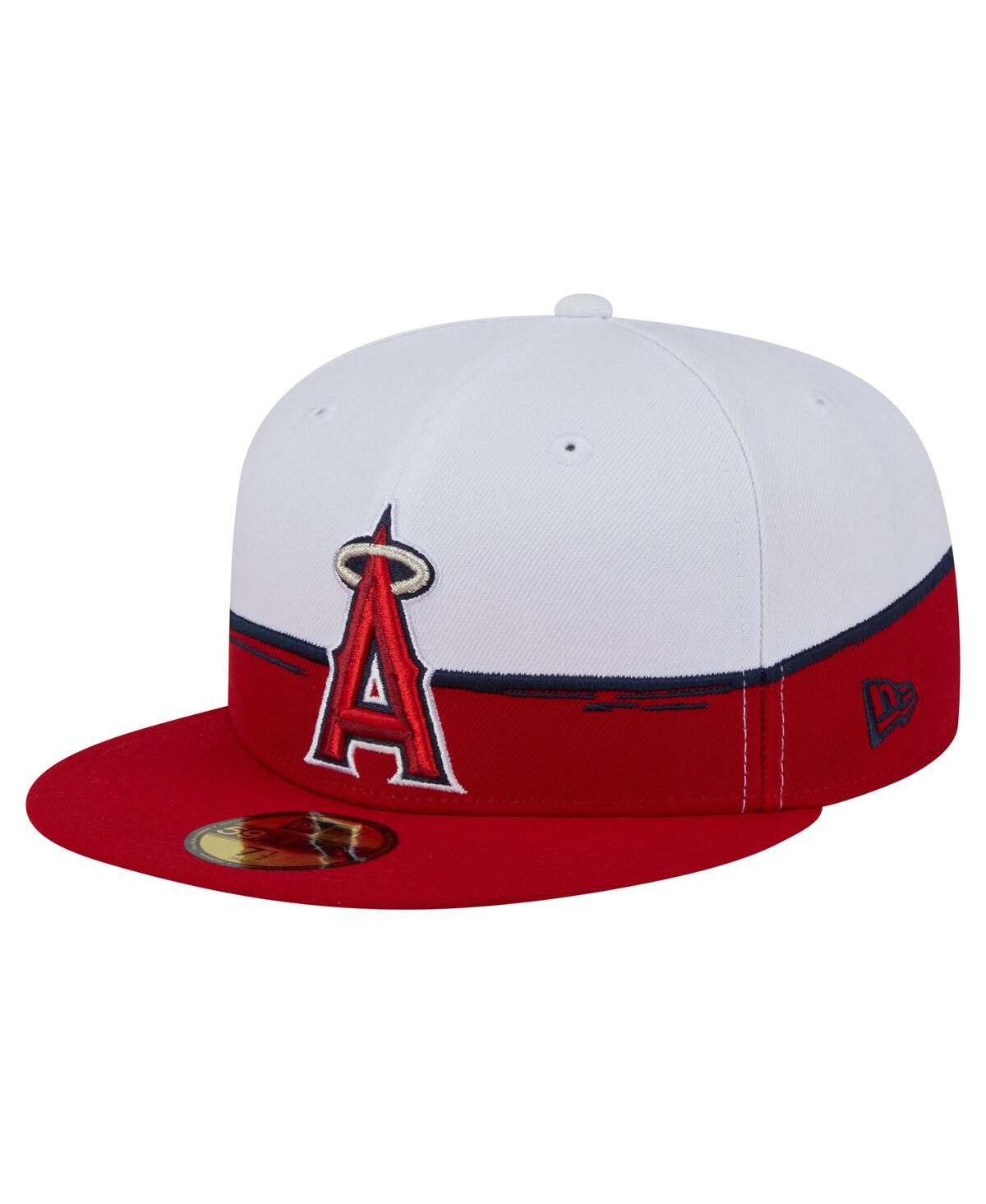 Click here for New Era Mens Red/White Los Angeles Angels Paint St... prices