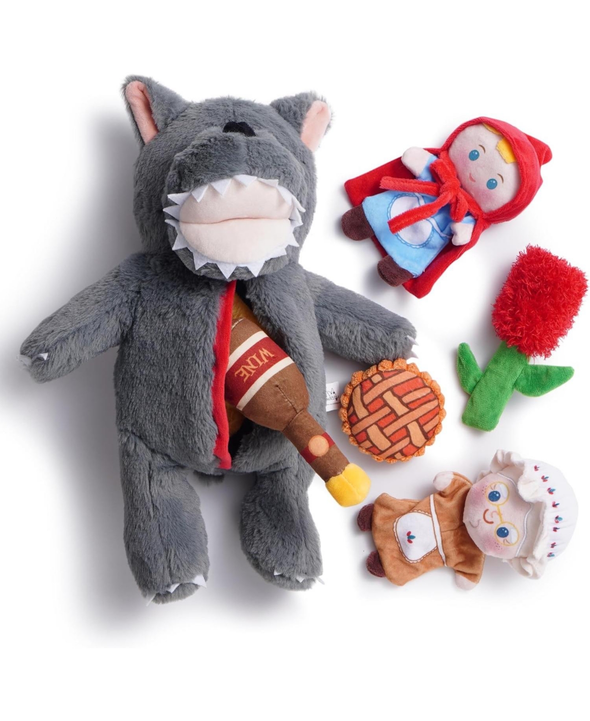 Click here for Nocciola 6 in 1 Little Red Riding Hood Plush Dog T... prices