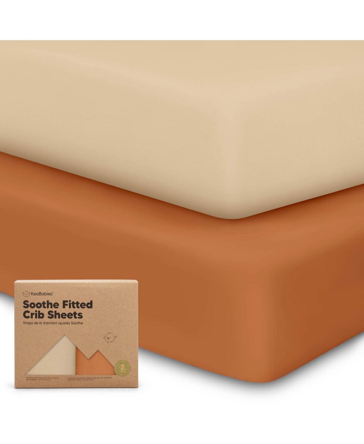 Click here for KeaBabies 2pk Soothe Fitted Crib Sheets Neutral  B... prices