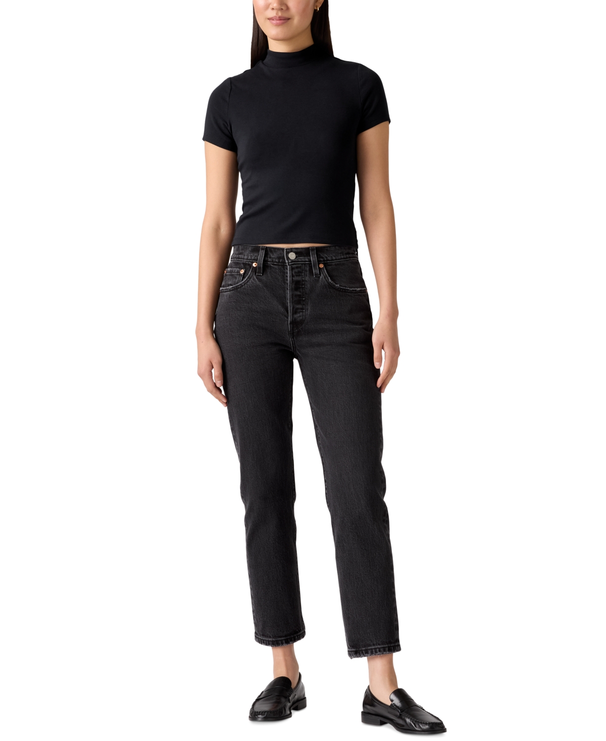 Click here for Levis Womens 501 Original-Fit Cropped Straight-Leg... prices
