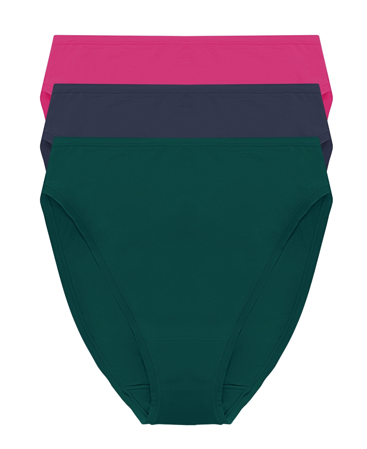 Click here for Natori Womens Bliss Bare Cotton High Cut Brief 3 P... prices