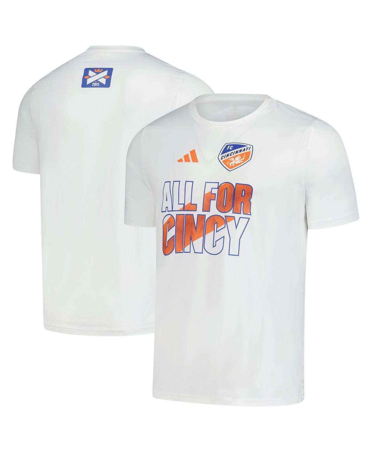 Click here for Adidas Mens White Fc Cincinnati 2025 Jersey Hook A... prices