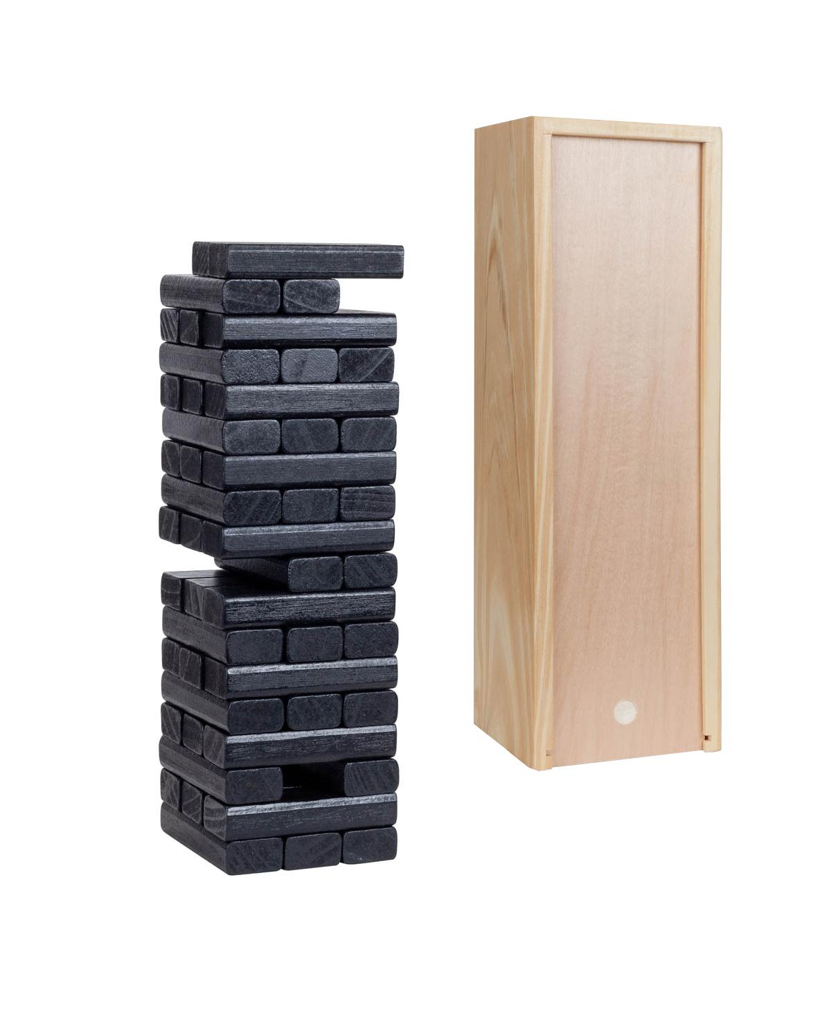 Click here for We Games Walnut Stain Wood Blocks Tower Game with... prices