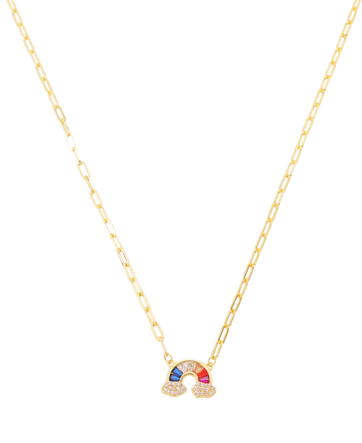 Click here for Unwritten Cubic Zirconia Rainbow Pendant Necklace... prices