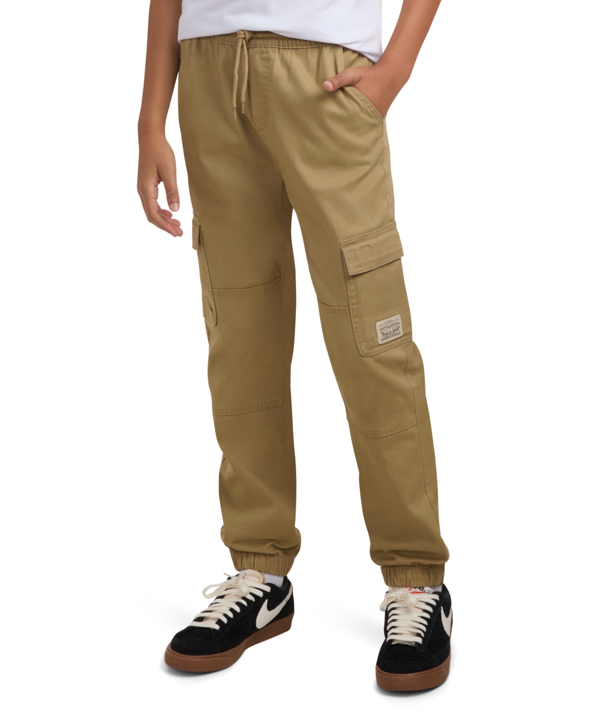 Click here for Levis Big Boys Relaxed Fit Drawstring Cargo Jogger... prices
