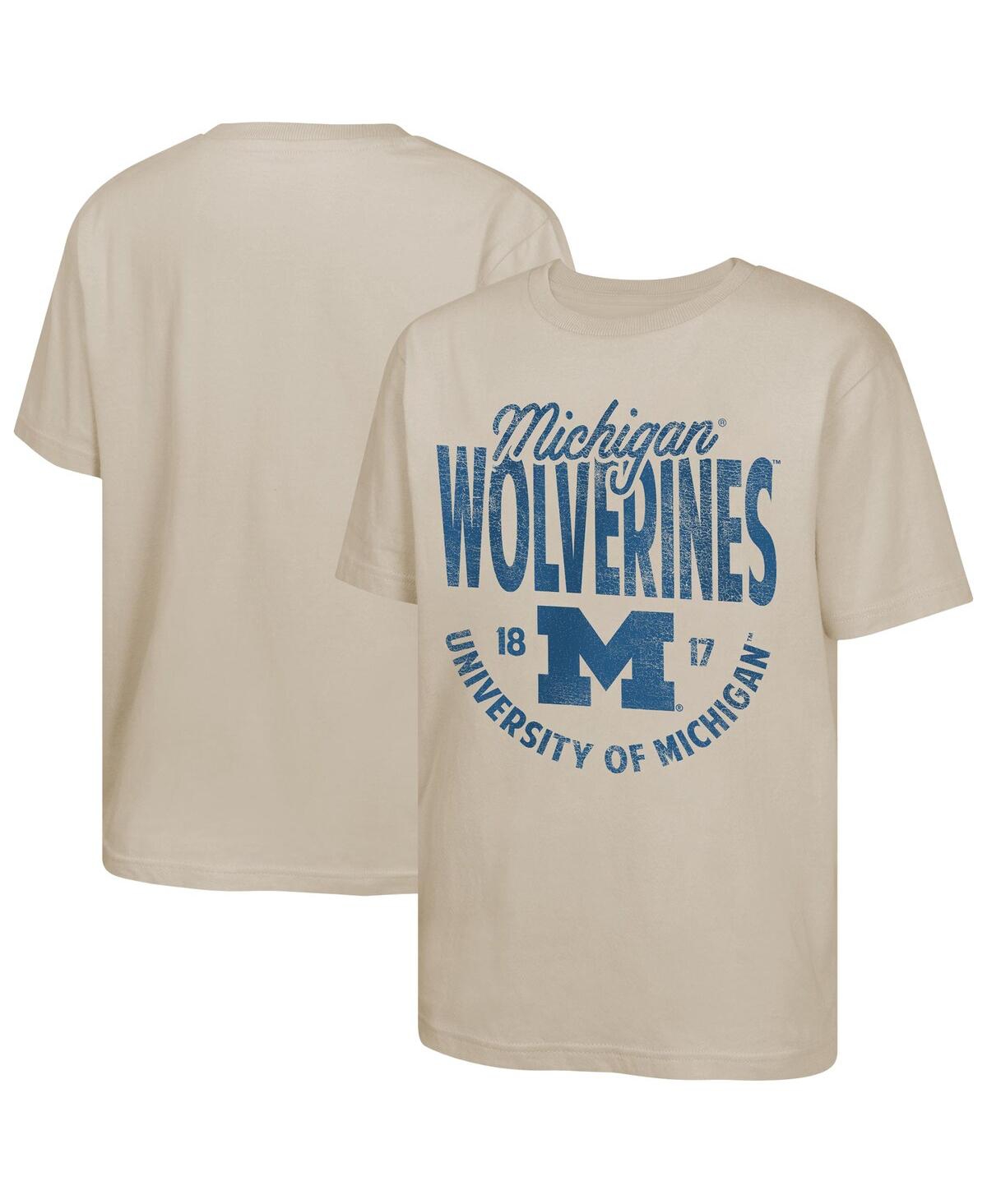 Click here for Outerstuff Big Boys and Girls Tan Michigan Wolveri... prices