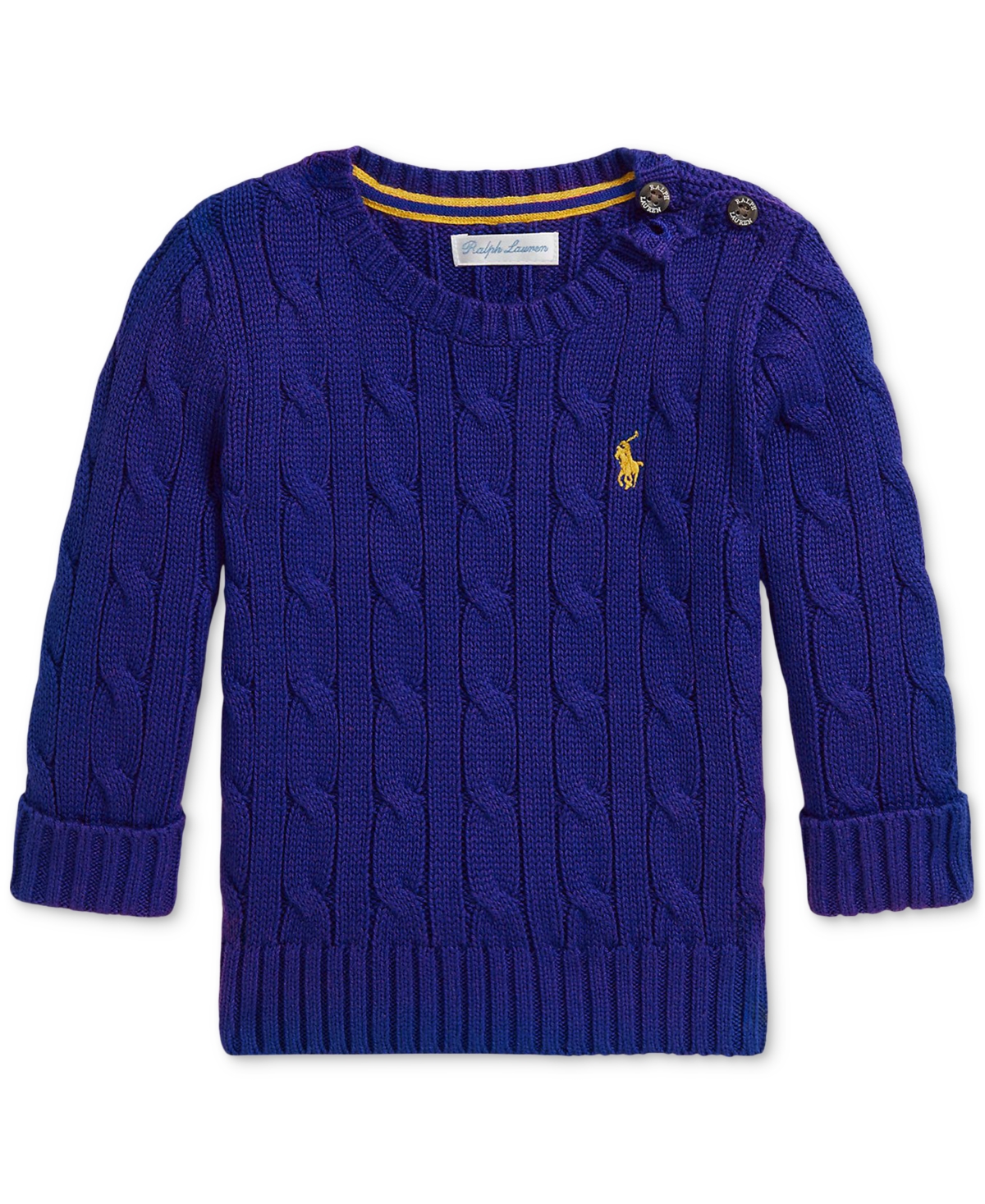 Click here for Polo Ralph Lauren Baby Boys Cable-Knit Sweater - B... prices