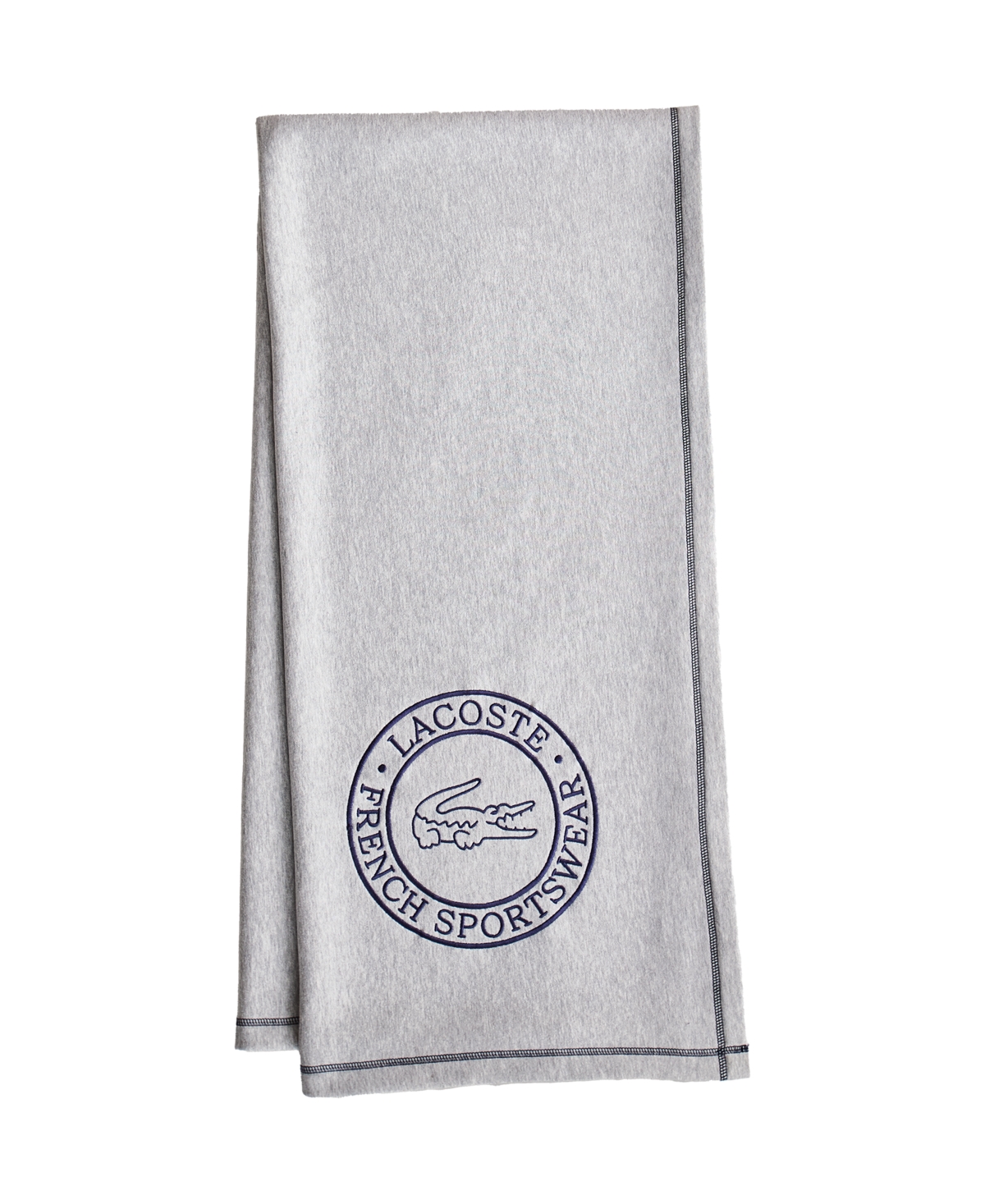 Click here for Lacoste Sportswear Cotton Throw  50 x 70 - Gray prices