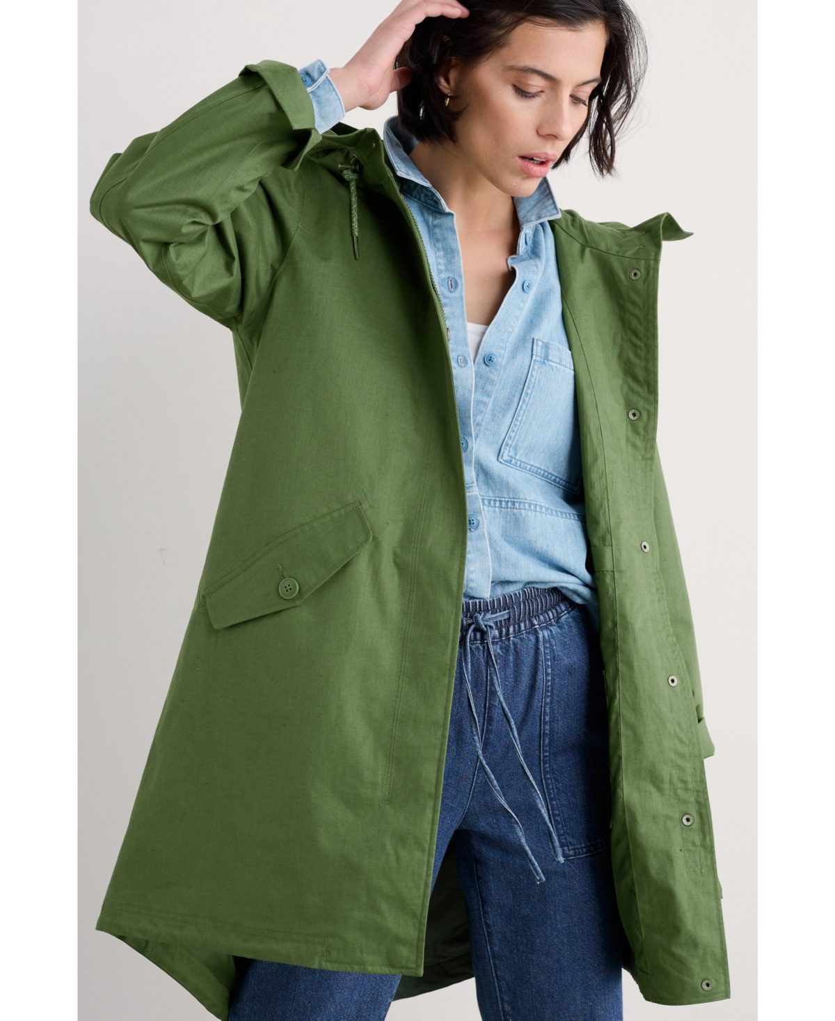 Click here for Seasalt Cornwall Womens Seafaring Coat - Heath prices