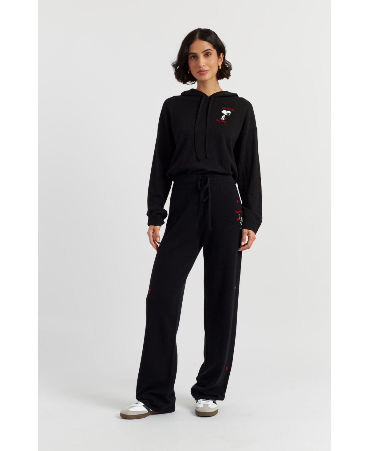 Click here for Chinti & Parker Womens Wool Cashmere Peanuts Wide-... prices