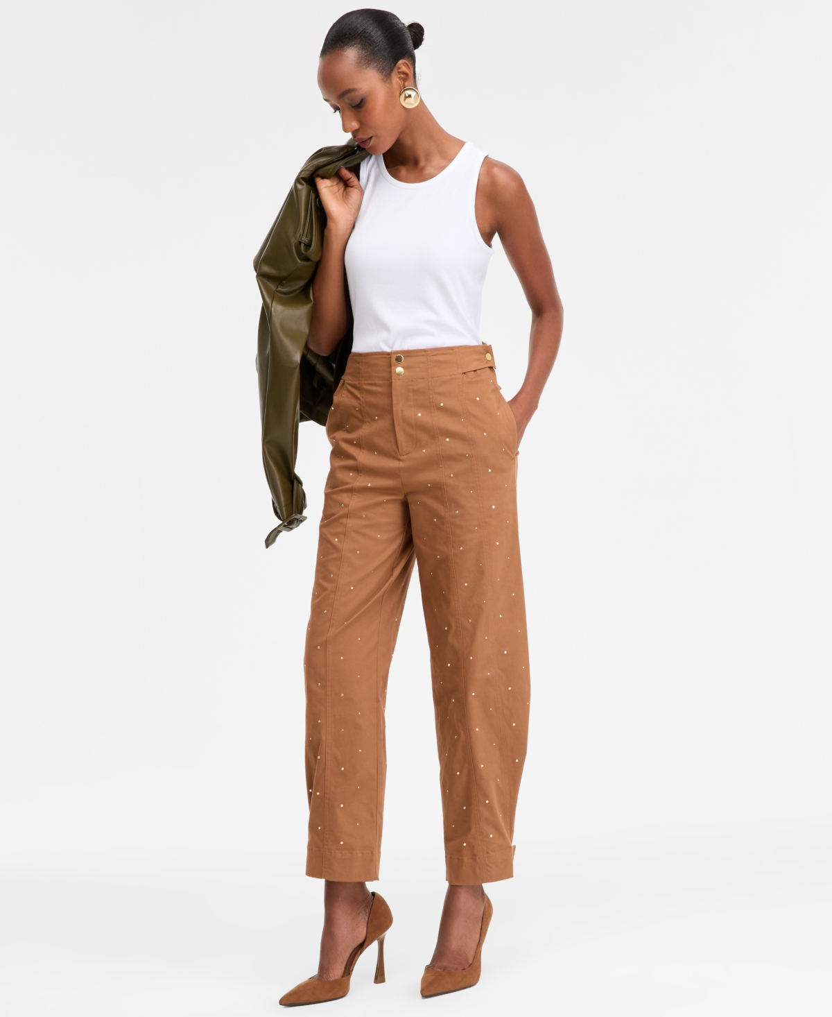 Click here for I.n.c. International Concepts Womens Studded Taper... prices