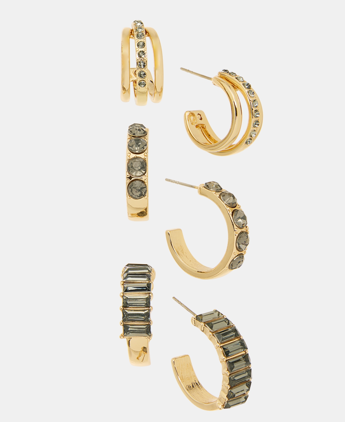 Click here for I.n.c. International Concepts Glass Stone Hoop Ear... prices
