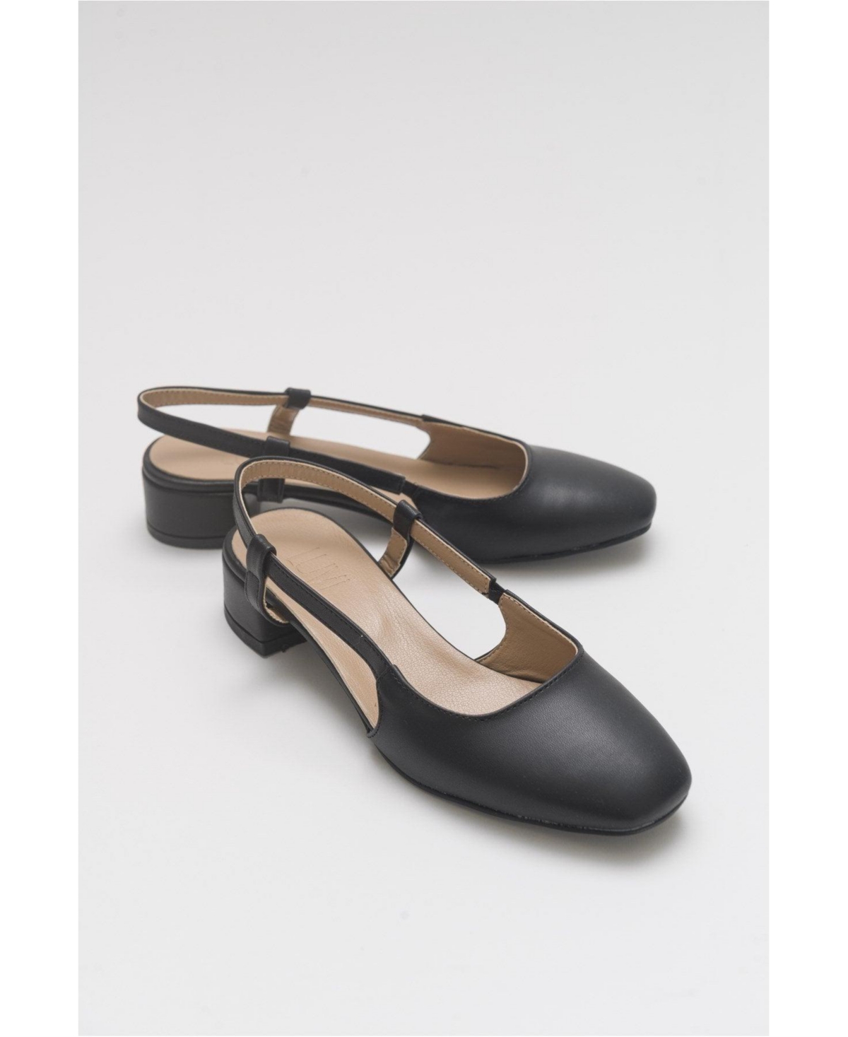 Click here for Siena Block Heel Sandal (Women) - Black faux leath... prices