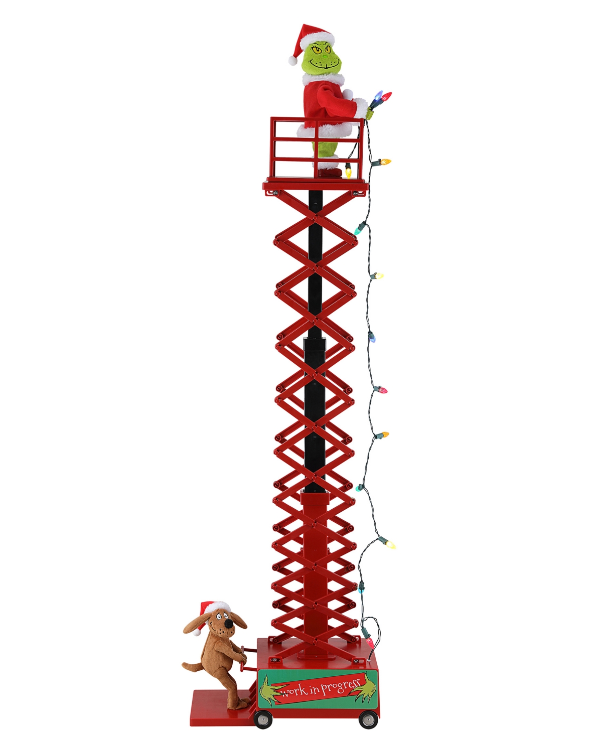 Click here for Mr. Christmas Santas Lift Grinch Scissor Lift - Re... prices