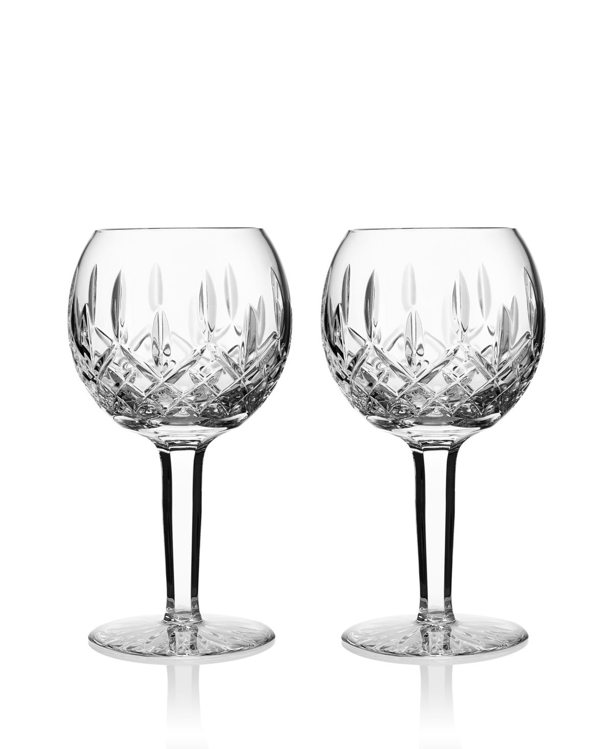 Click here for Lismore Balloon Wine Glasses 8 Oz  Set of 2 - Clea... prices