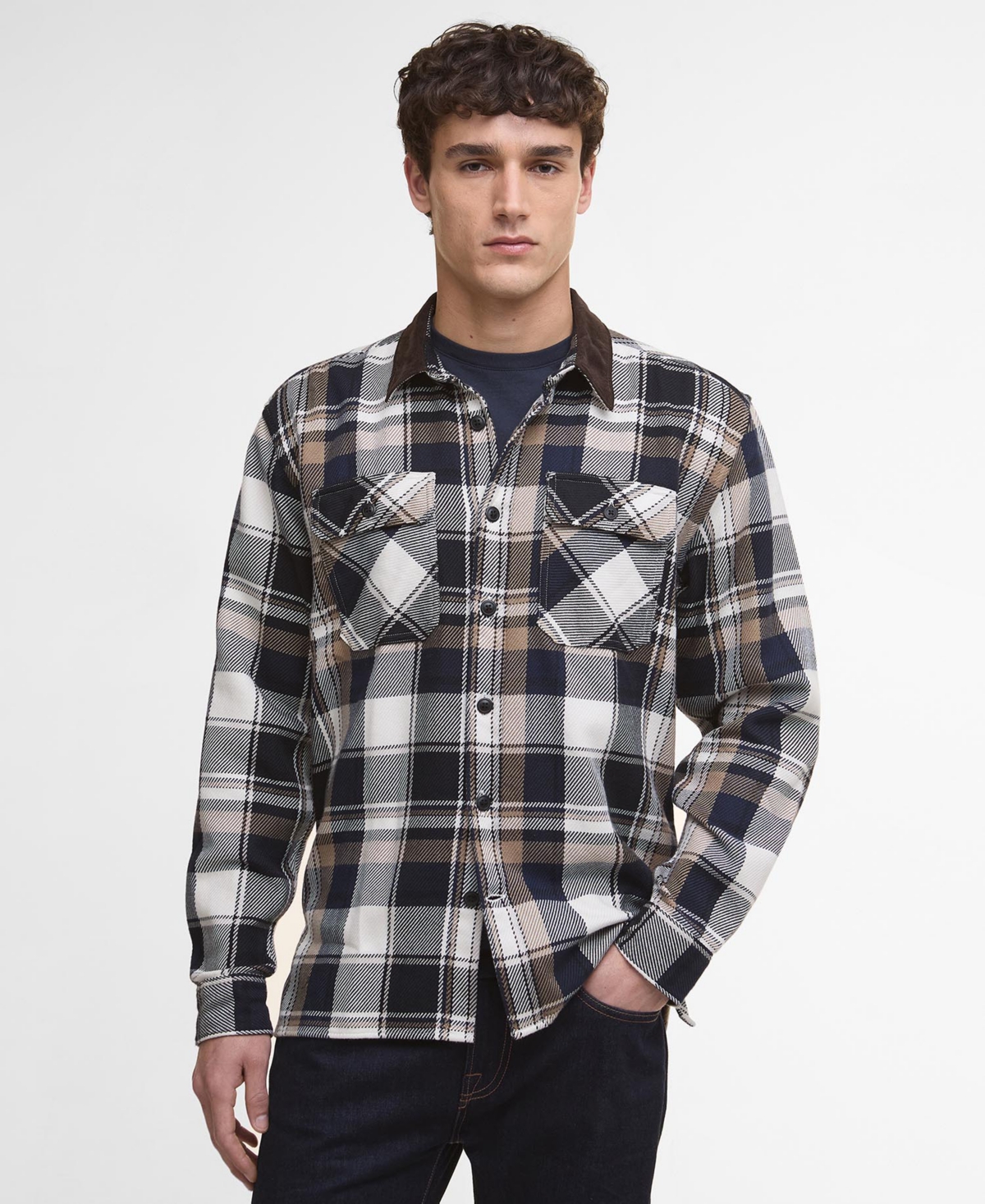 Click here for Barbour Mens Grasmoor Relaxed Fit Long Sleeve Chec... prices