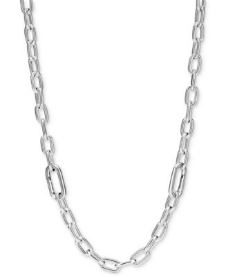 Pandora ME Sterling Silver Small-Link Necklace - Macy's