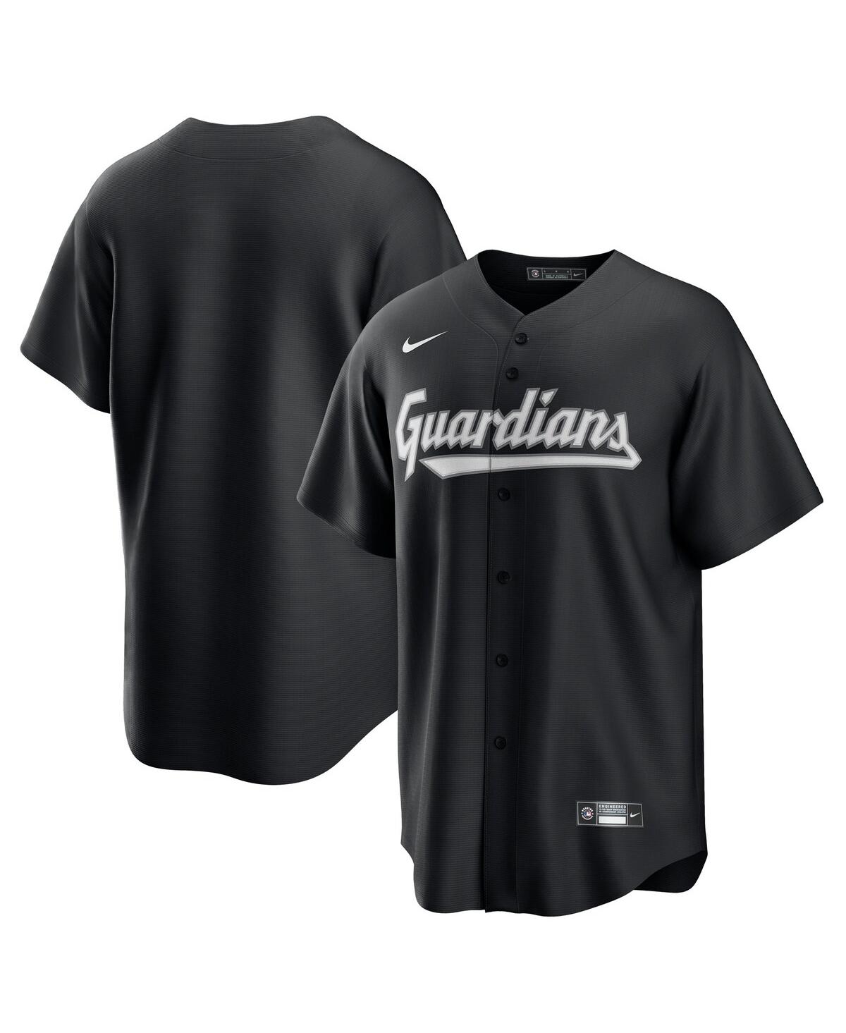 Click here for Nike Mens Black Cleveland Guardians Lights Out Rep... prices