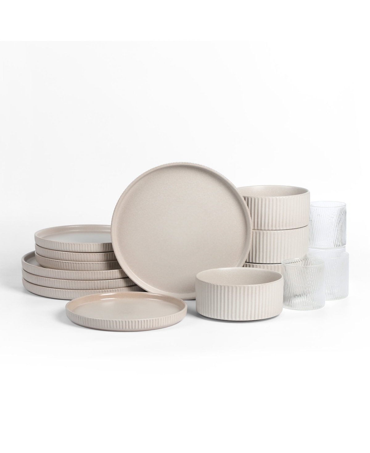 Click here for Stone Lain Haven 16 Pc. Dinnerware & Glassware Set... prices