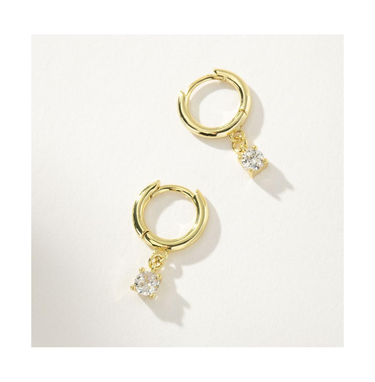 Click here for 14k Gold-Plated Going Solo Huggie Earrings - Gold prices