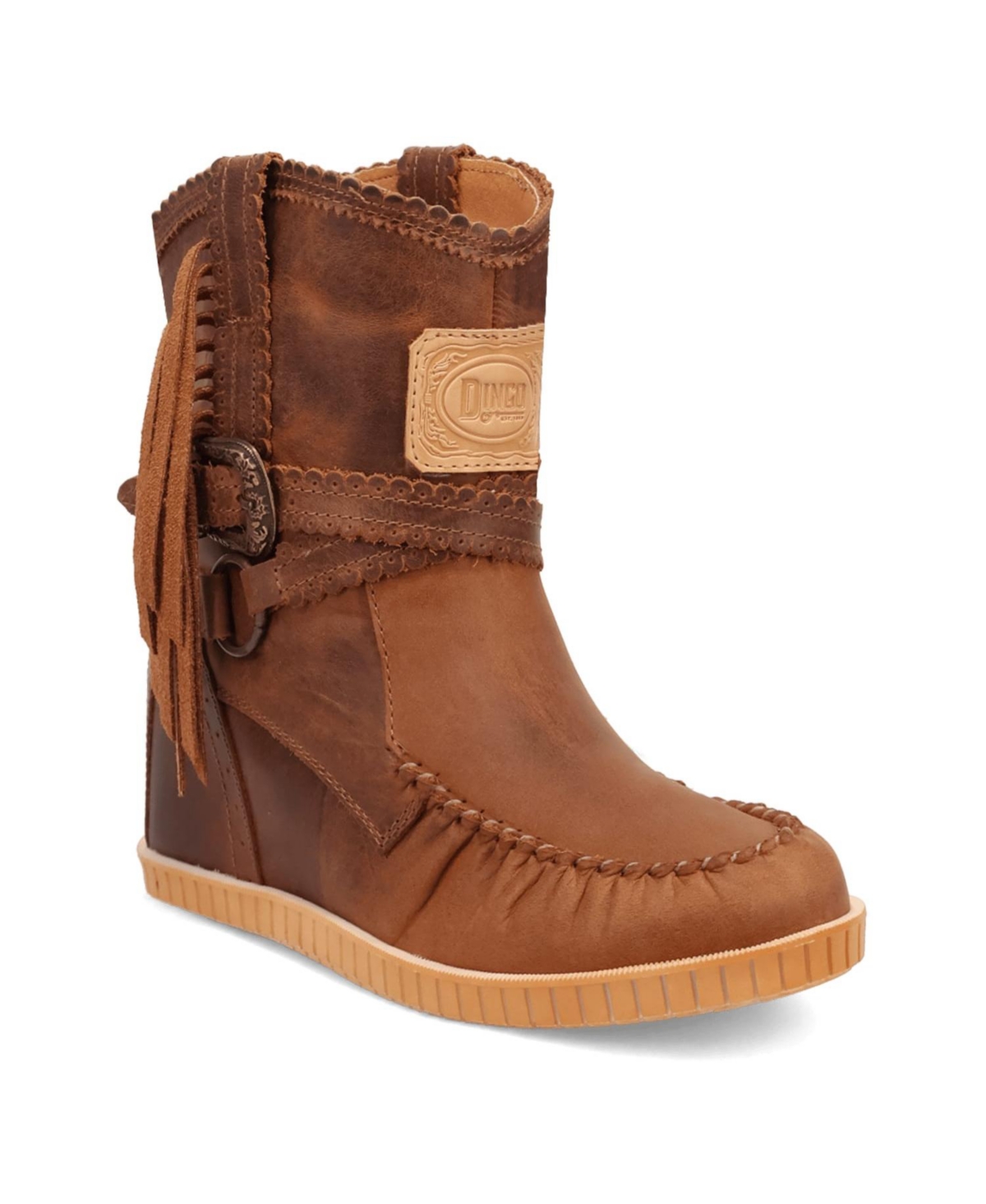 Click here for Dingo Womens Montauk Leather Boot - Brown prices