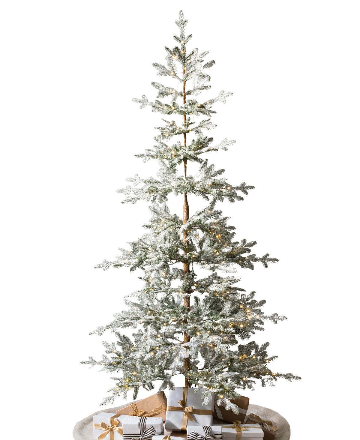 Click here for Balsam Hill 7.5 ft Pre-Lit Frosted Alpine Balsam T... prices