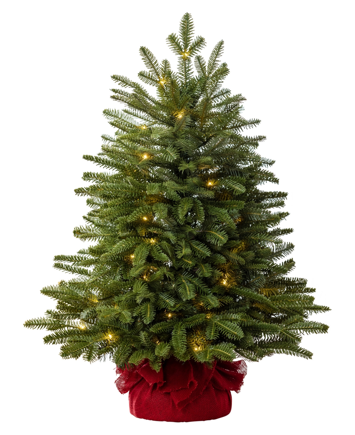 Click here for Balsam Hill 2.5 ft Fraser Fir Pre-Lit Tabletop Tre... prices