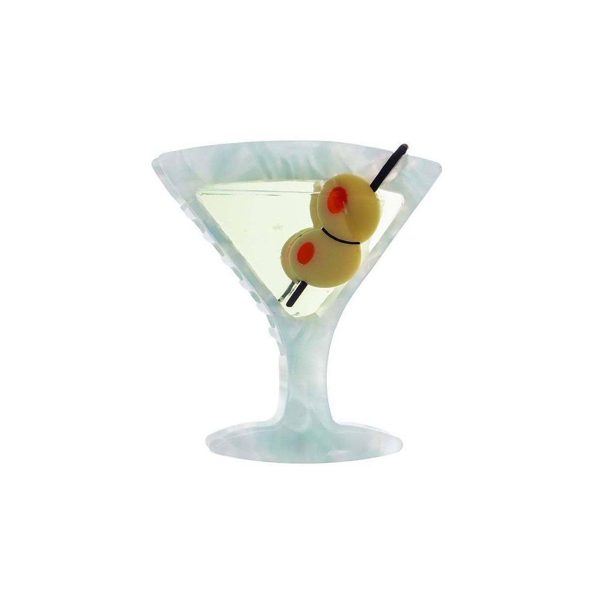 Click here for Dirty Martini Hair Claw Clip By Adina Eden - Green prices